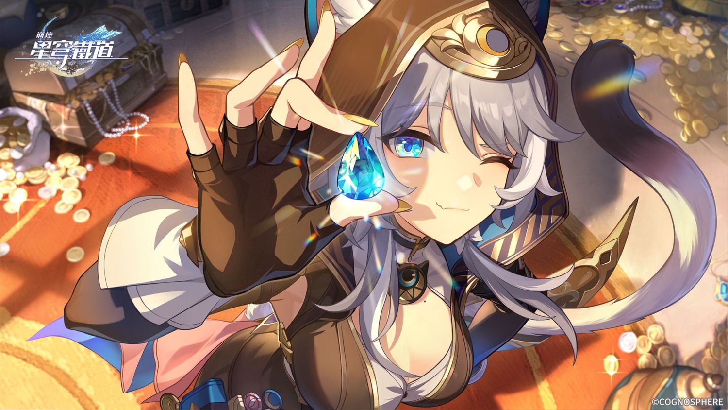 honkai: star rail cipher (honkai: star rail) animal ears nekomimi tagme tail wallpaper ...